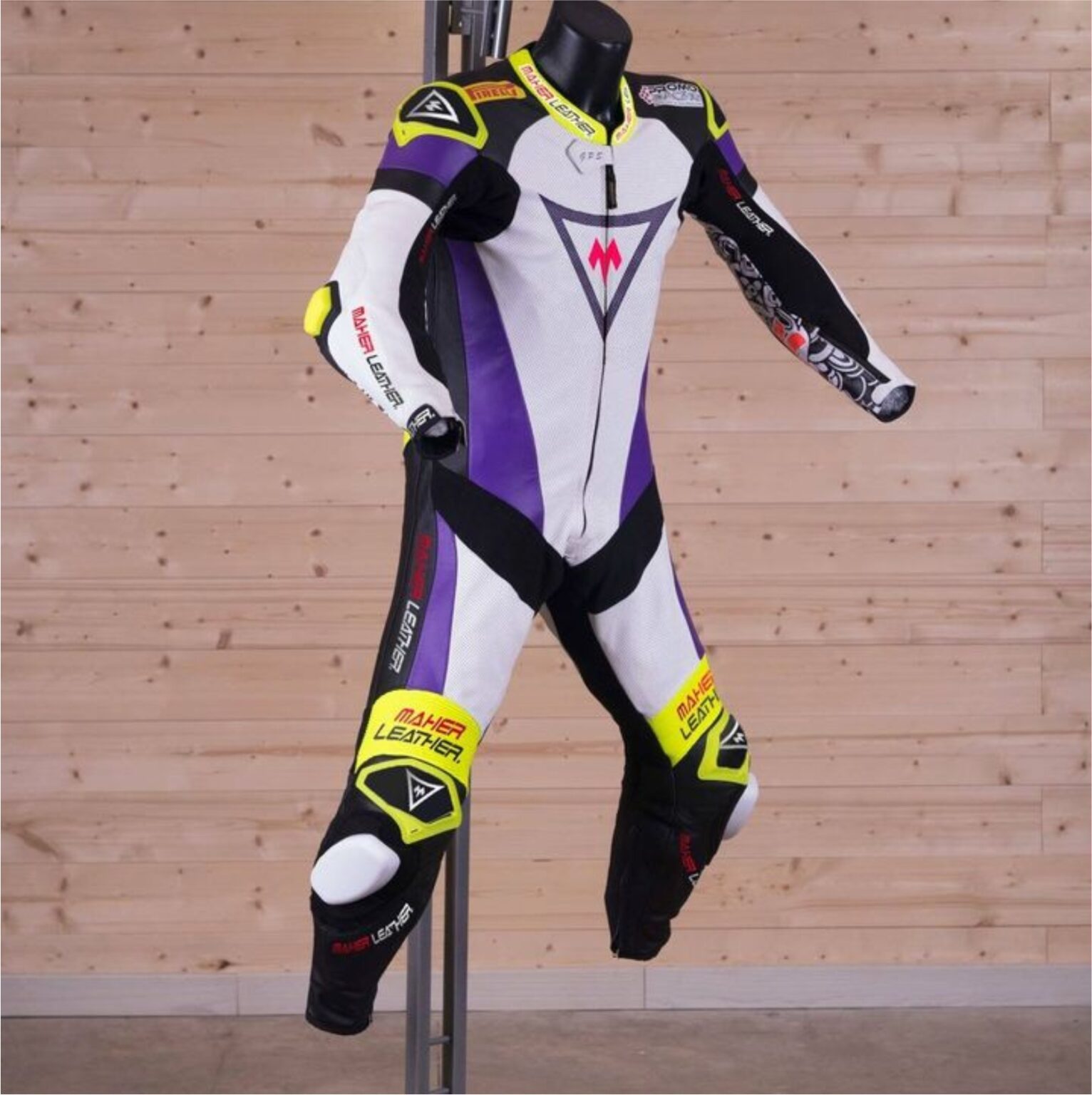 New leather motogp Motorcycle racing suit Motorbike riding gear