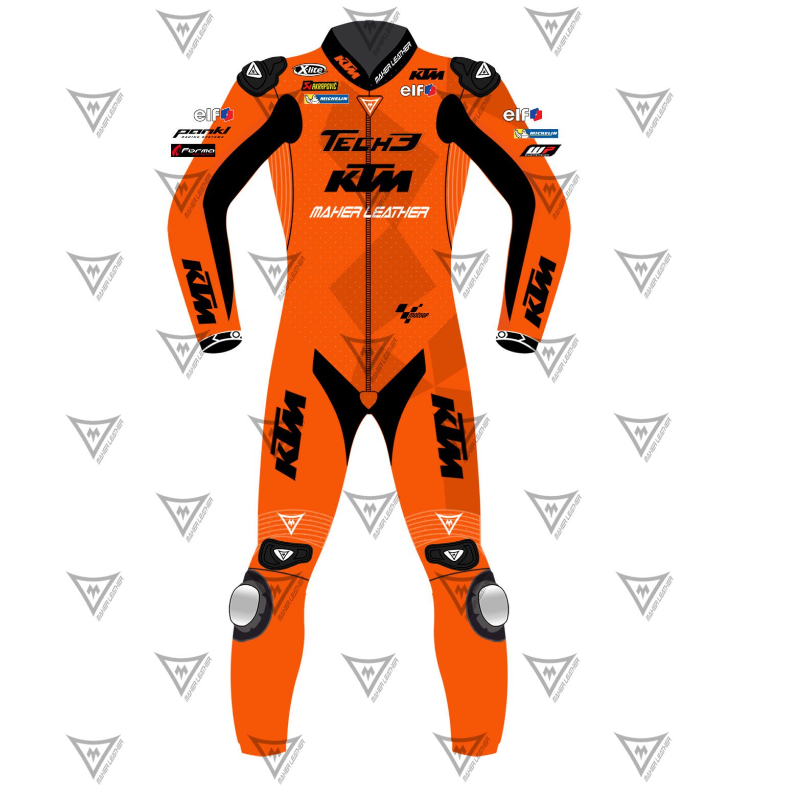 Youth KTM motogp leather racing suit Full leather motorcycle jacket