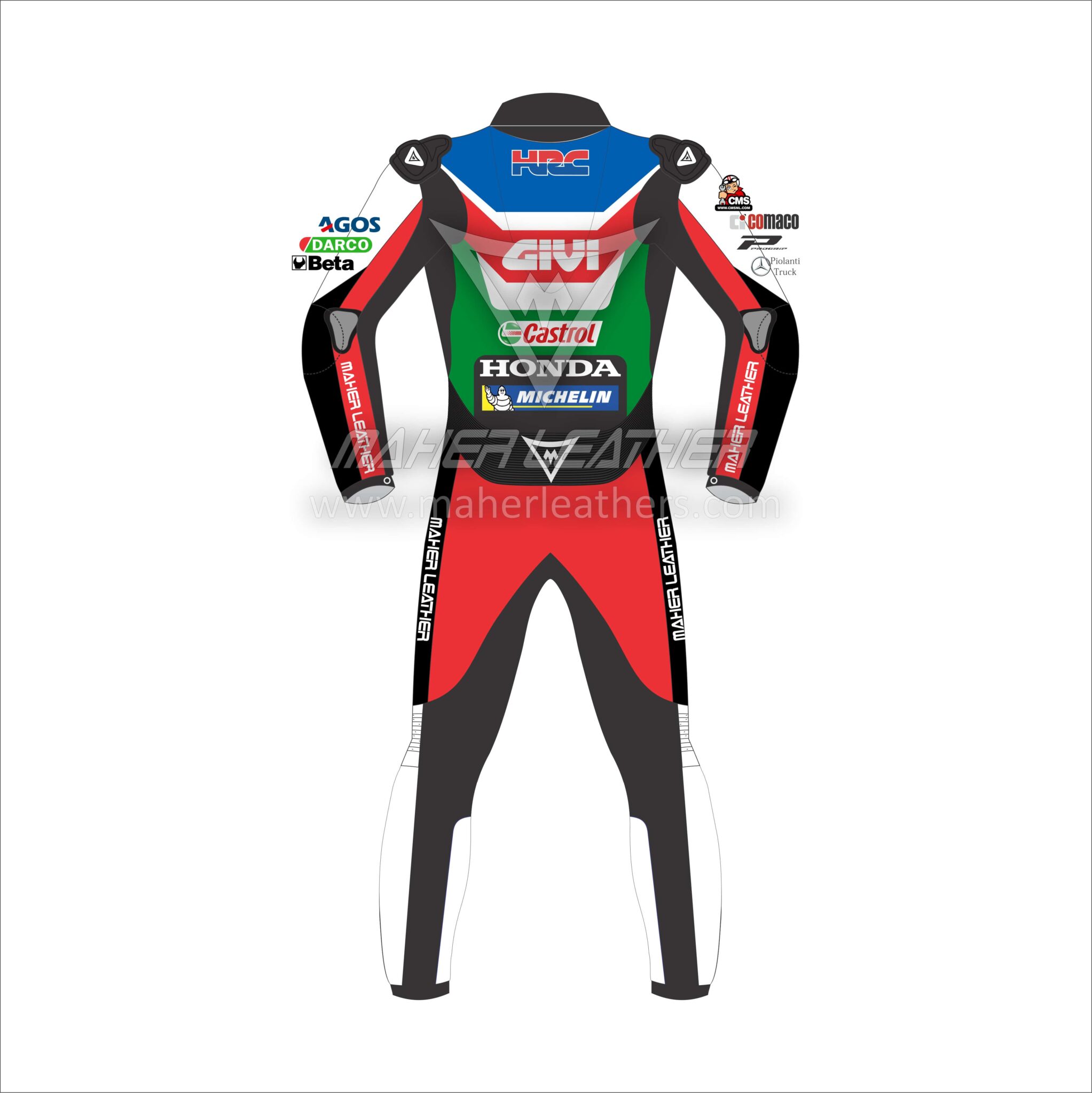 Alex Marquez Honda Givi Motorcycle Racing Suit MotoGP 2022