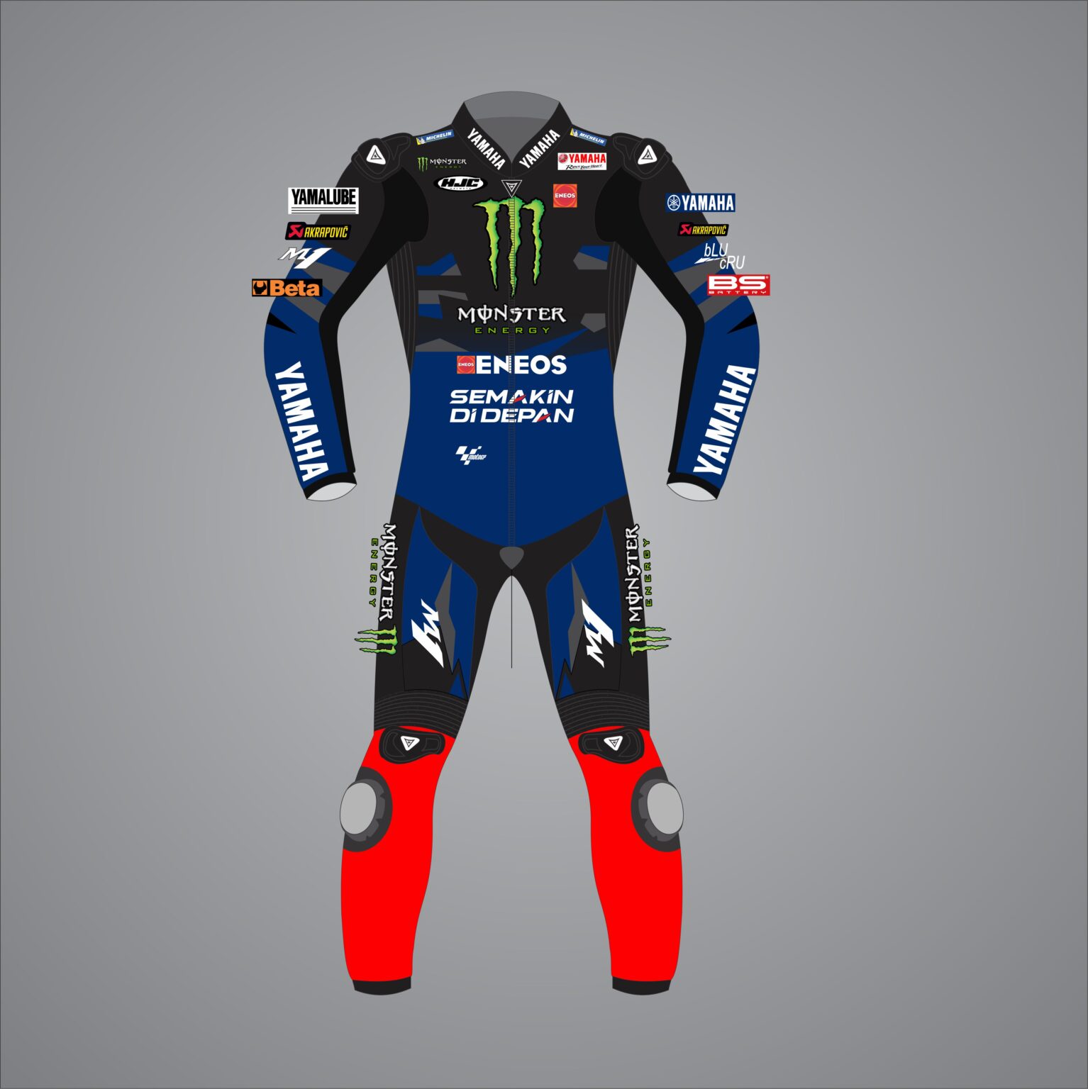 New Fabio Quartararo Yamaha Motogp Racing Motorbike Suit 2023