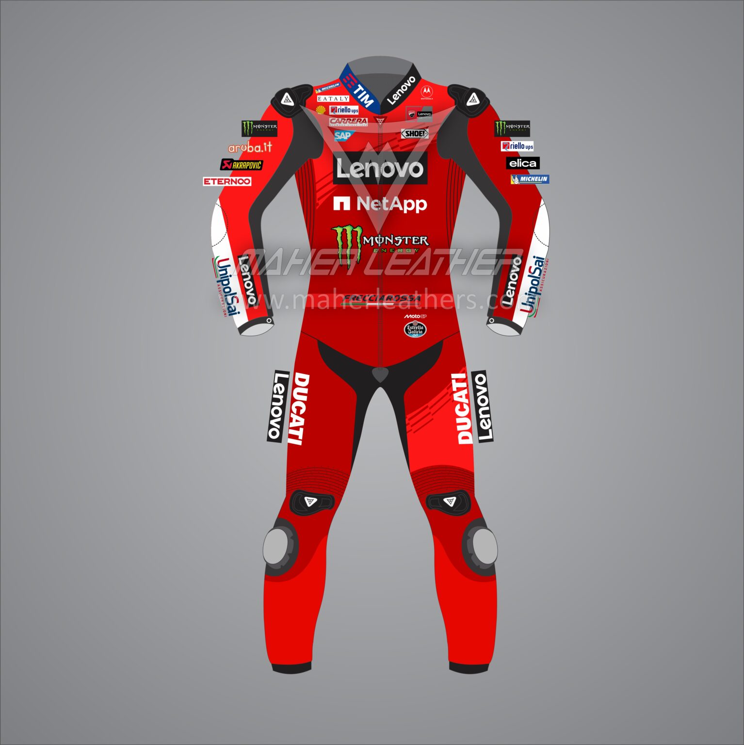 Marc Marquez Ducati MotoGP Suit 2025 | CE-Armored